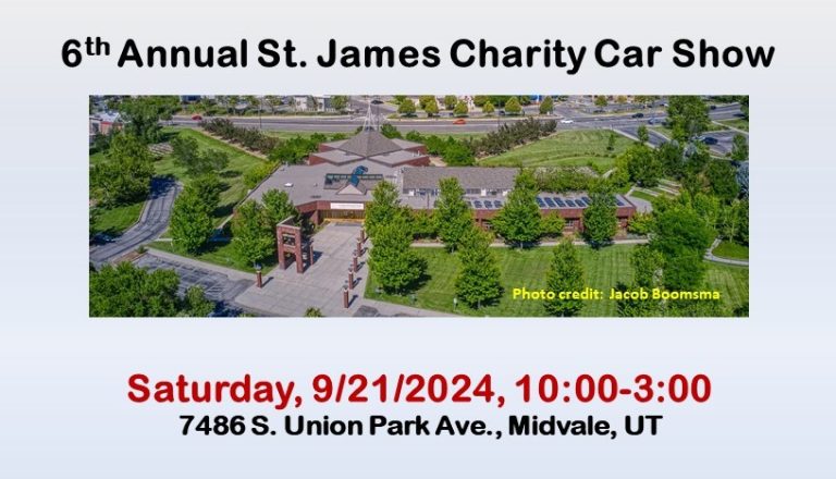 St. James Charity Car Show - Utah Car Culture